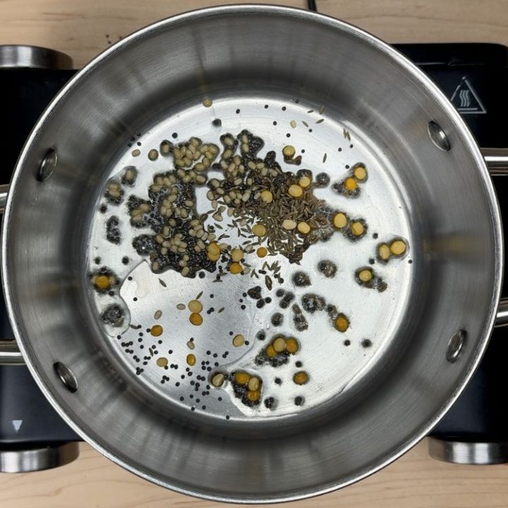 Traditional Upma - Thali Method